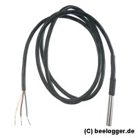Temperatursensor (DS18B20) - Arduino Datenlogger mit Stockwaage für Imker