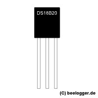 Temperatursensor (DS18B20) - Arduino Datenlogger mit Stockwaage für Imker